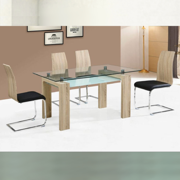 Conjunto mesa de comedor + 4 sillas DIS-SEN – Tengo Mueble Salamanca