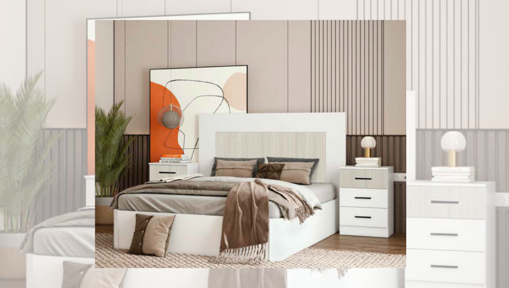 Cabecero + 2 mesitas Vi-Tor 01 – Tengo Mueble Salamanca